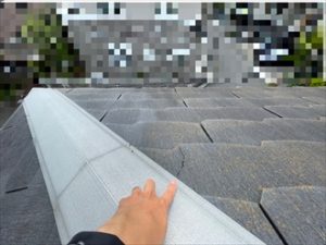 横浜市神奈川区六角橋で調査した屋根はセイバリーというオシャレなスレート屋根でした